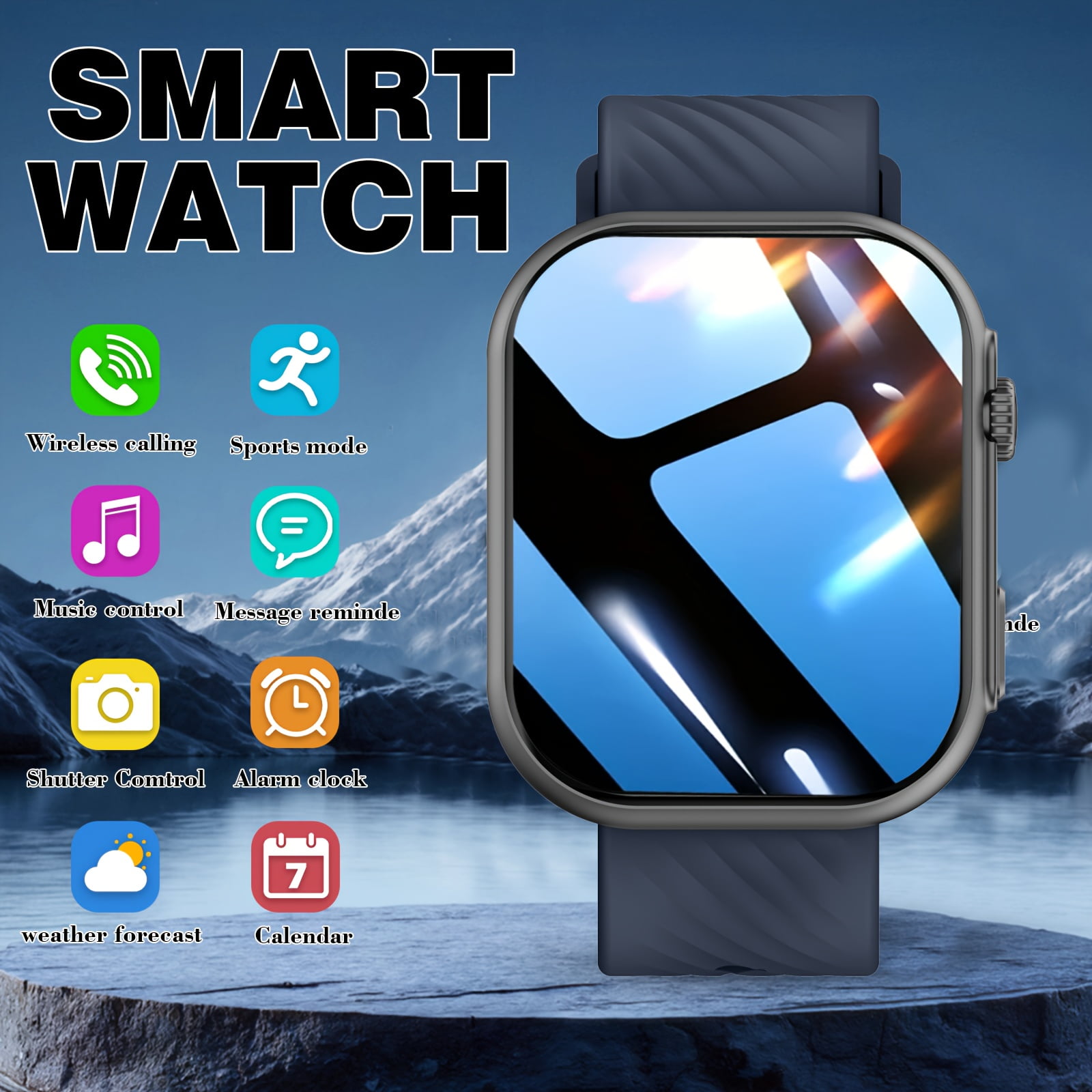 Smart watch, wireless calling/ dial, multi -Sport mode, calling ...