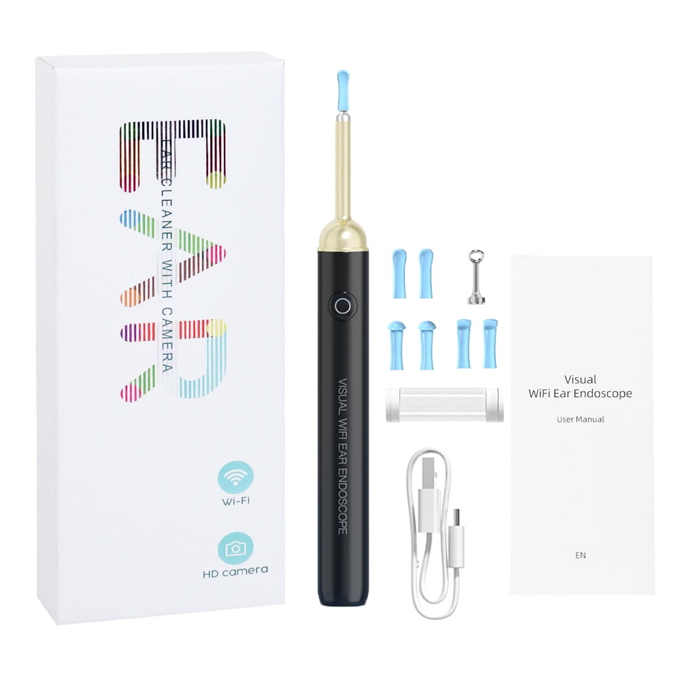 Smart wireless HD camera visual ear pick otoscope ear mirror ear ...