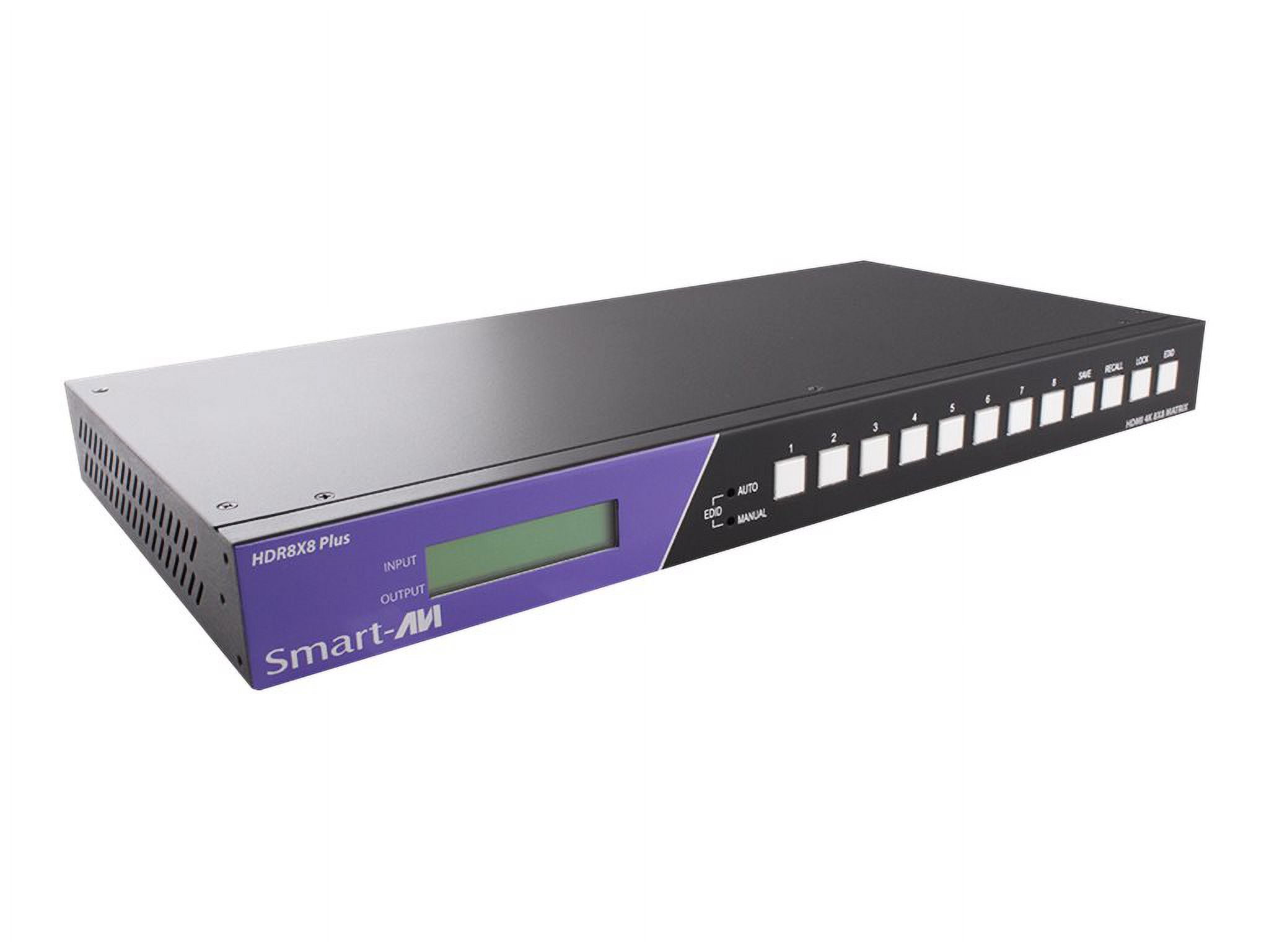 SmartAVI 4K Resolution 8x8 HDMI Router with IR Remote - 3840 ? 2160 ...