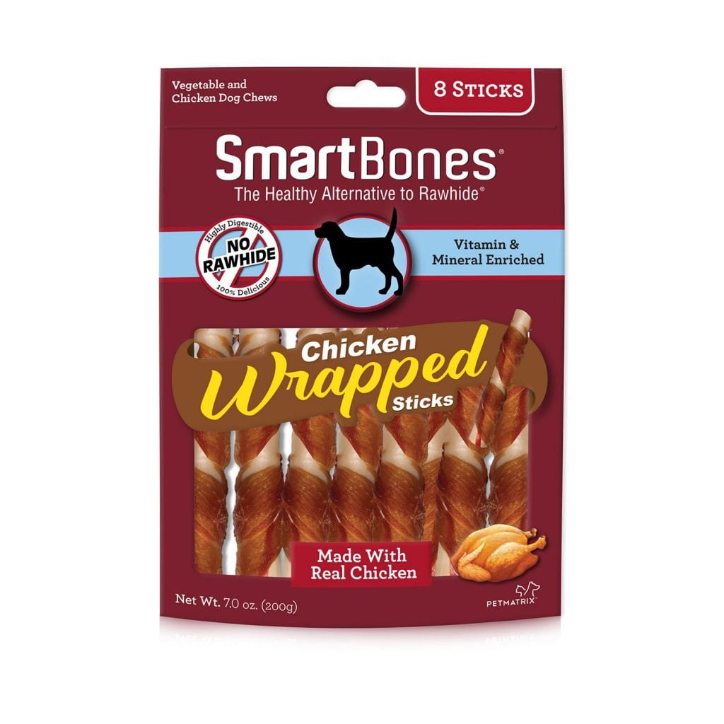SmartBones Chicken-Wrapped Sticks, Treat Your HYZ01 Dog to a Rawhide ...