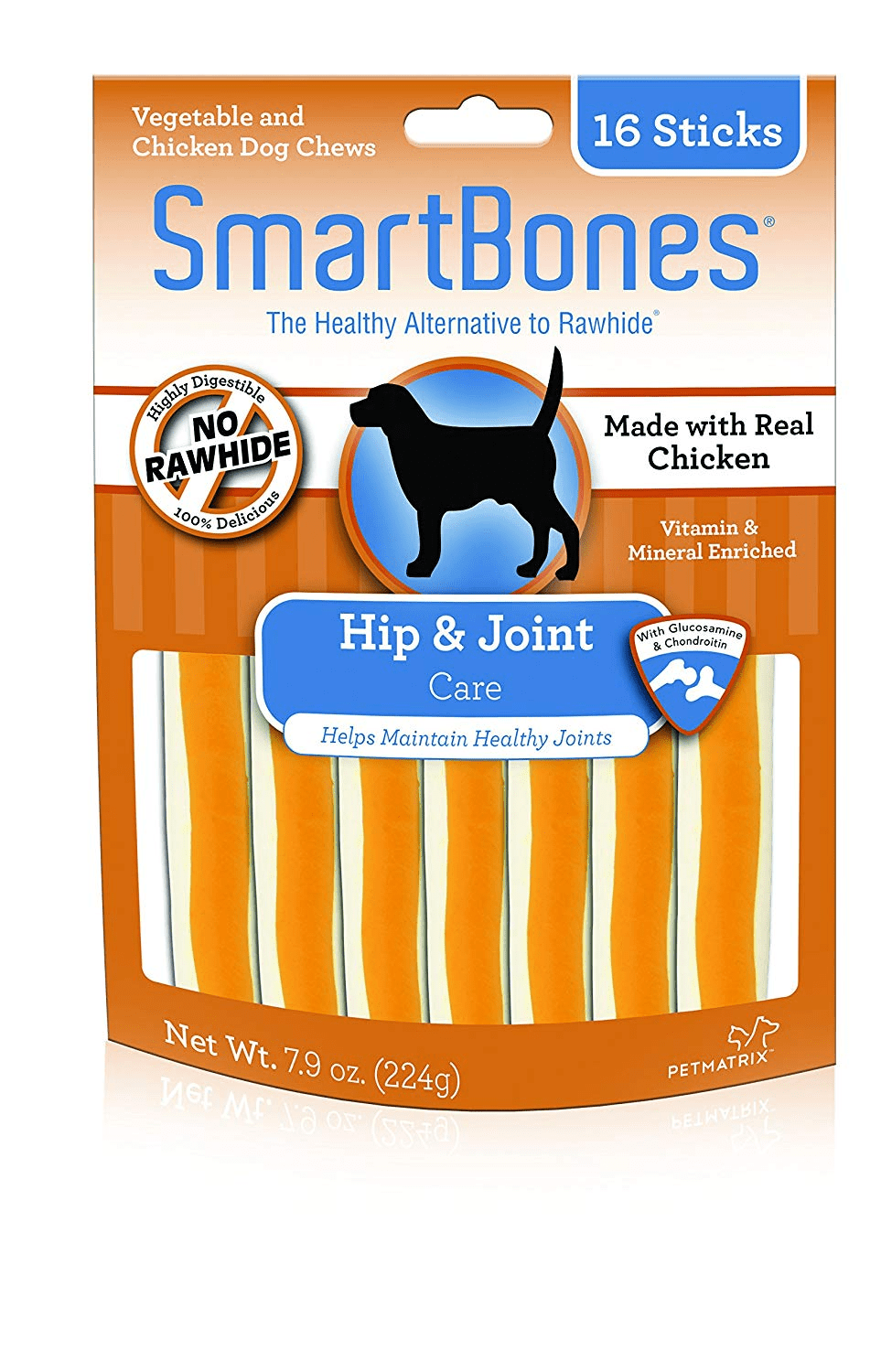 SmartBones Hip & Joint Care Sticks for Dogs, Rawhide-Free 16 Pk ...