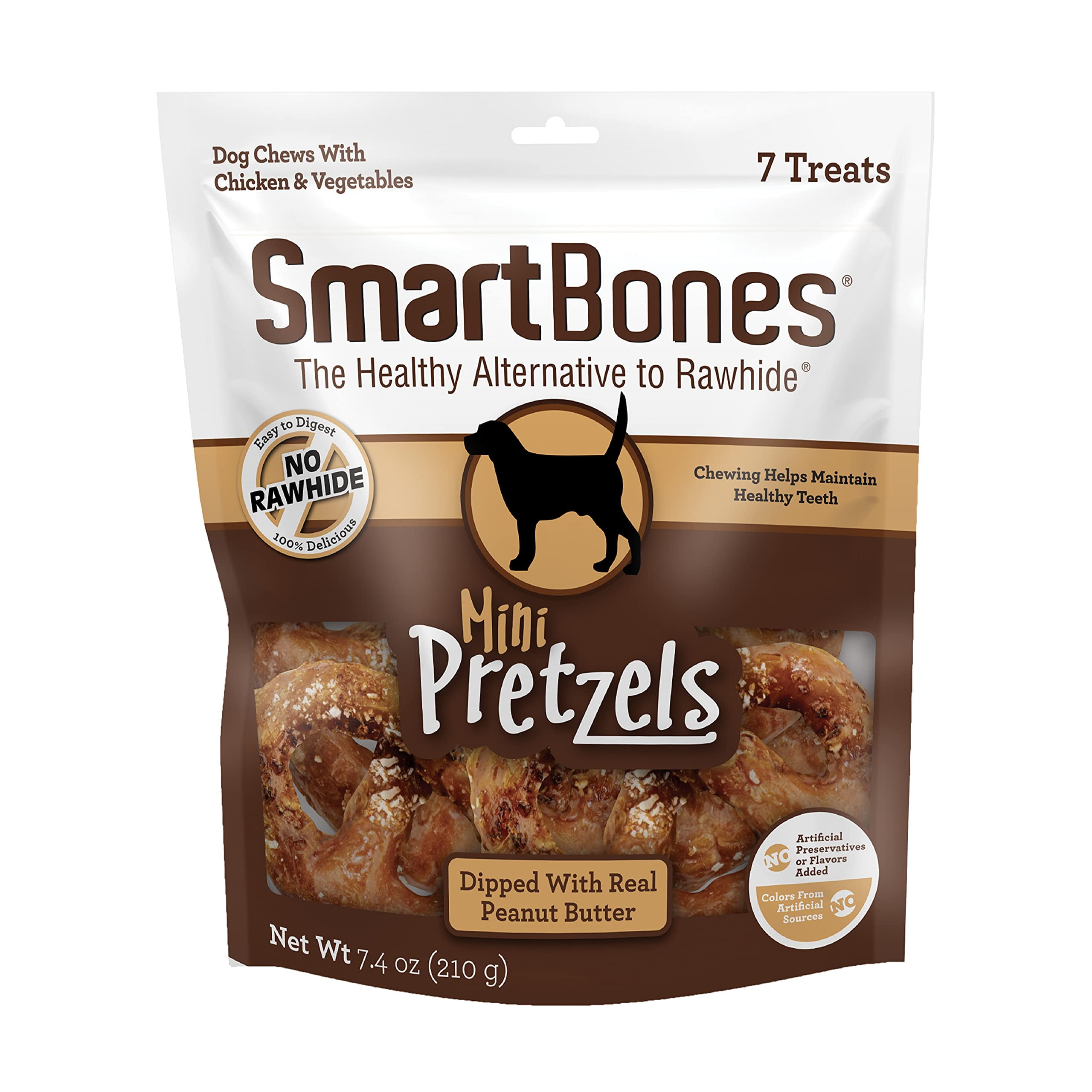 SmartBones No Artificial Colors or Preservatives COC1Pretzel-Style ...