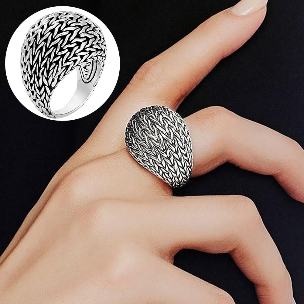 SmartBy Punk Bird Nest Band Men Women Banquet Cocktail Party Finger ...