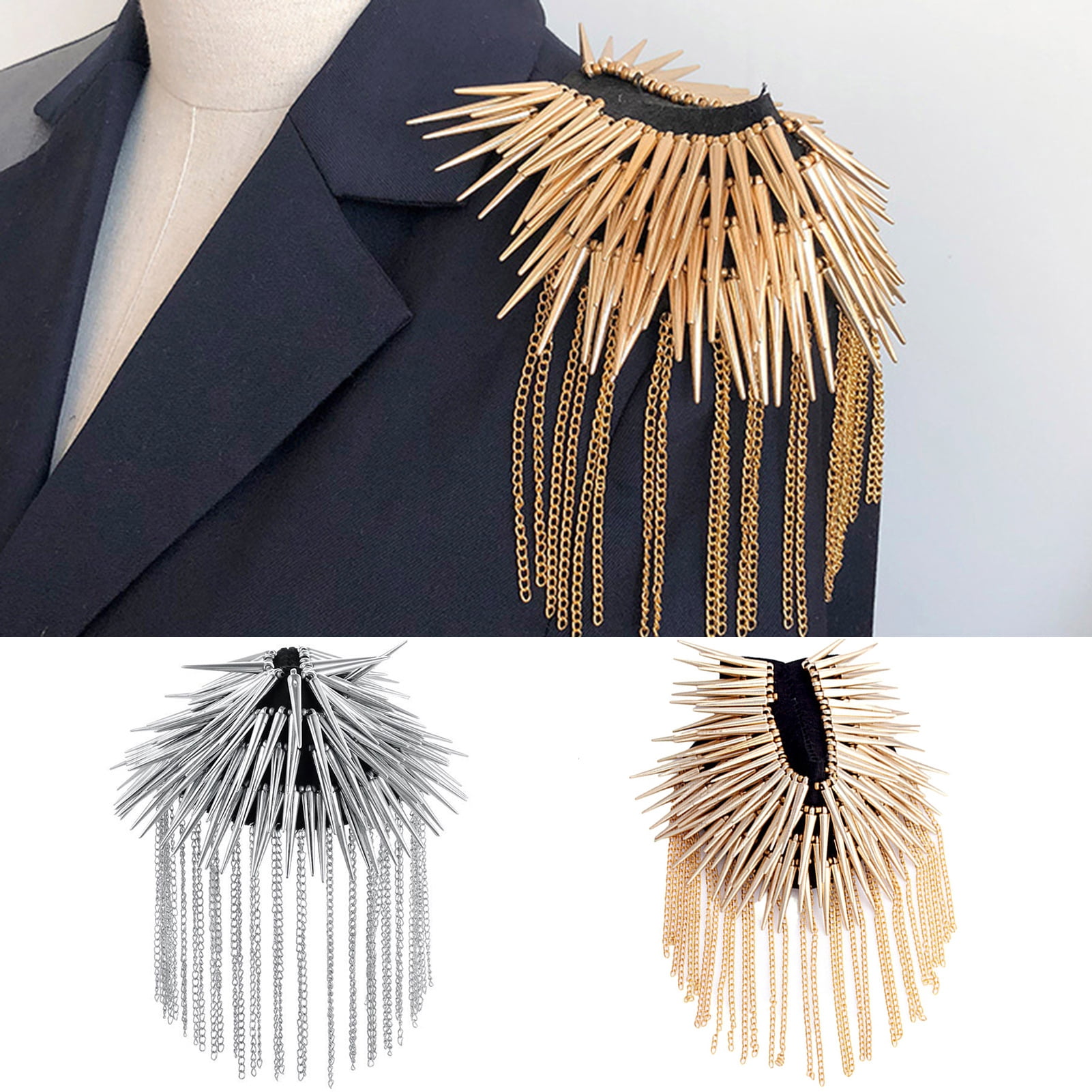 SmartBy Shoulder Epaulette Decorative Pin Design Stage Decoration Hip ...