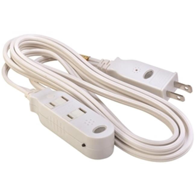 SmartCord Safety 3-Outlet Extension Power Cord w/ Heat-Sensing Alarm ...