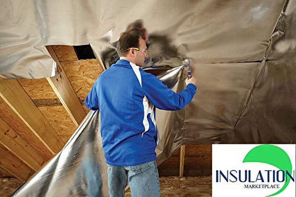 SmartFOIL- 4ft x 125ft Industrial Grade Radiant Barrier 500 . ft roll ...