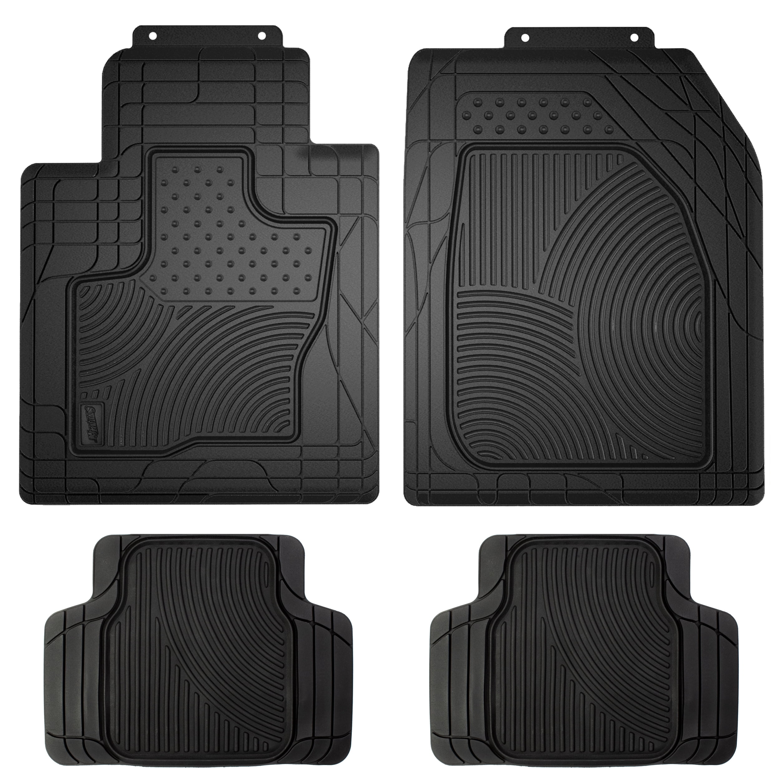 SmartFit 4-Piece Black All-Weather Heavy Duty SUV and Crossover Floor ...
