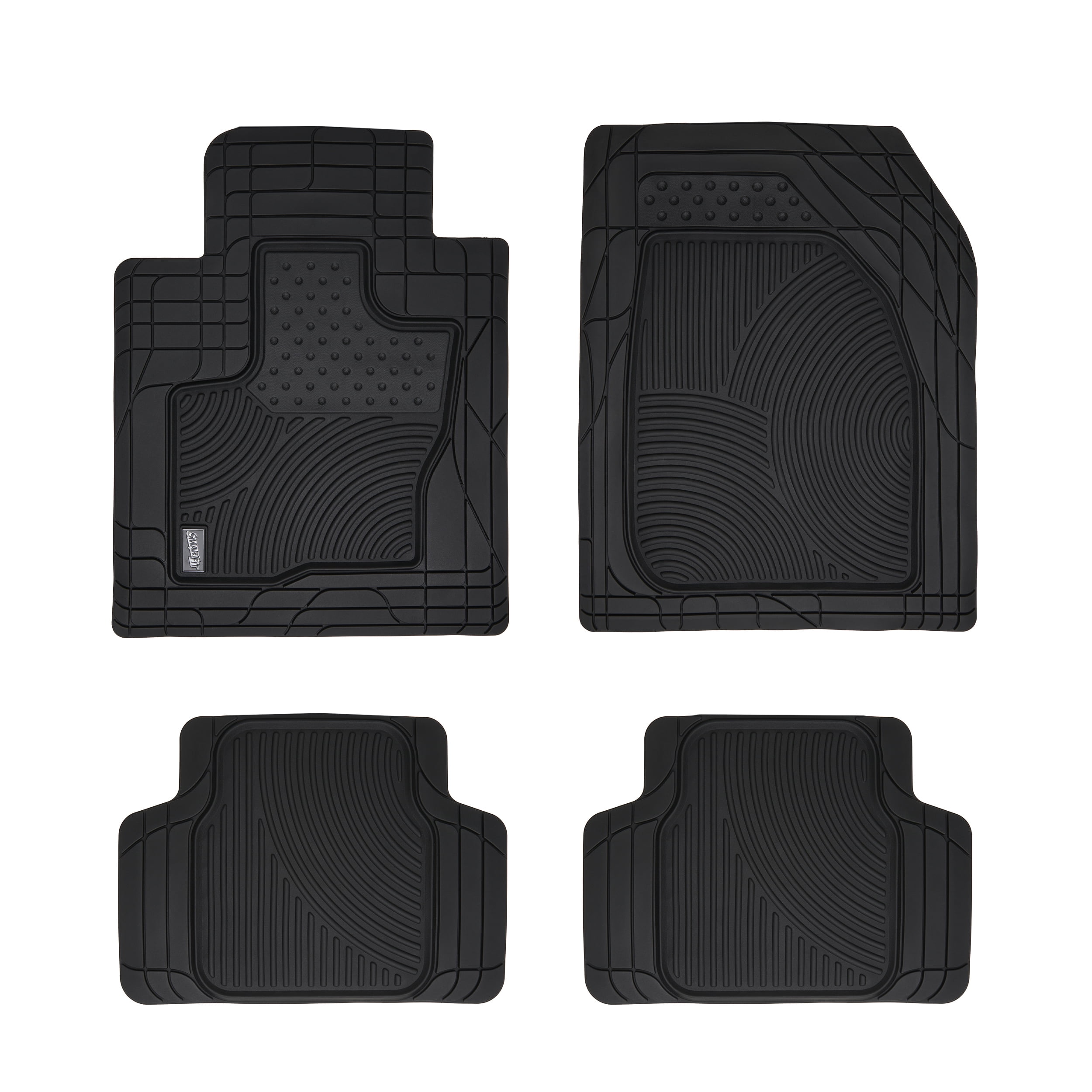 SmartFit 4-Piece Black All-Weather Heavy Duty SUV and Crossover Floor ...