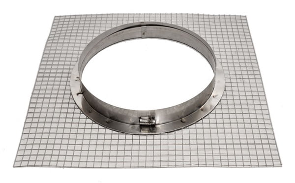SmartFlex Bottom Plate, Galv. Mesh - 10" Diameter & 18" x 18" Base ...