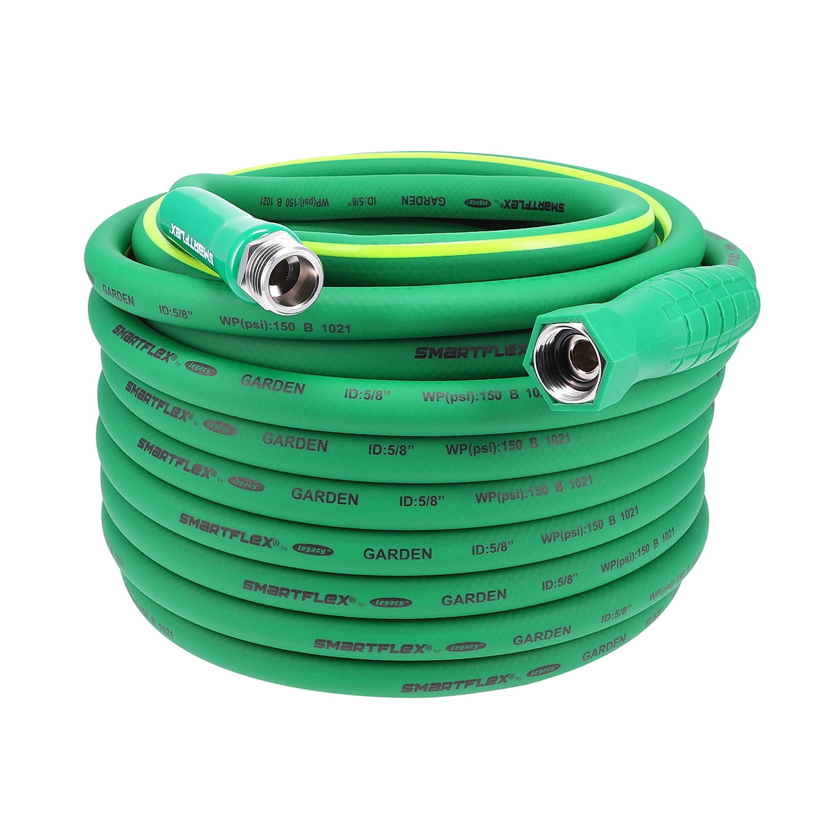 SmartFlex® Garden Hose, 5/8" x 75', 3/4" - 11 1/2 GHT Fittings, Hybrid ...