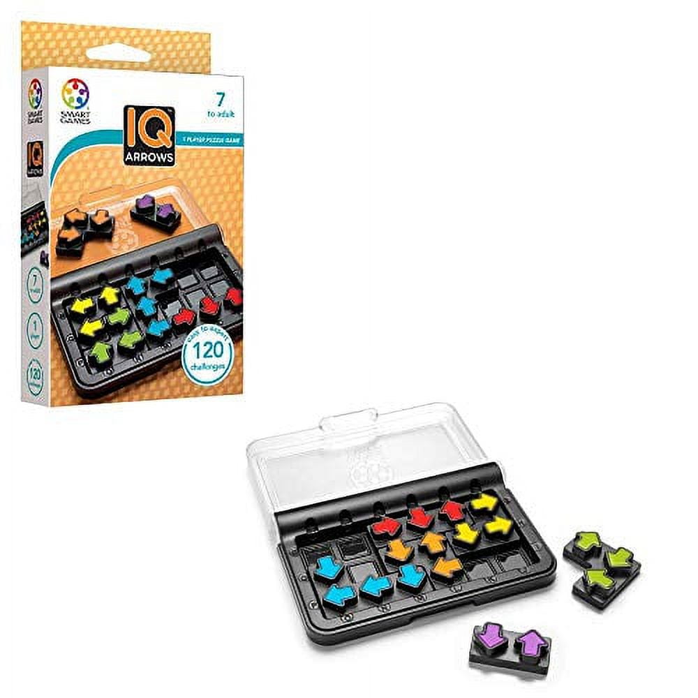 SmartGames IQ Arrows - a Skill-Building Travel Game w/Portable Case ...