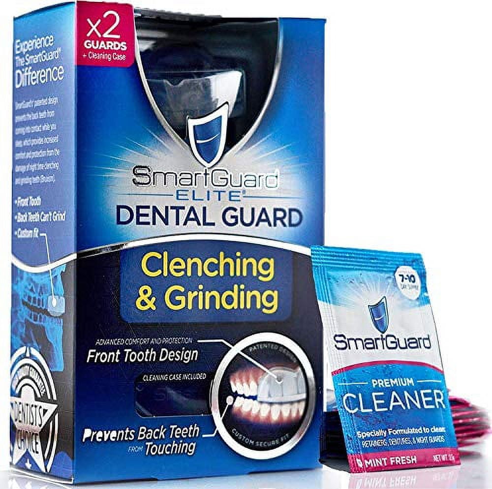 SmartGuard Dental Night Guard, 2 Guards with Case, Bruxism Relief ...