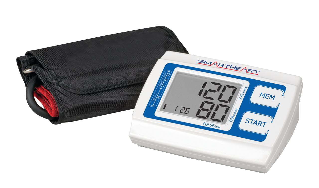 SmartHeart Automatic Arm Digital Blood Pressure Monitor w/ Wide-Range ...