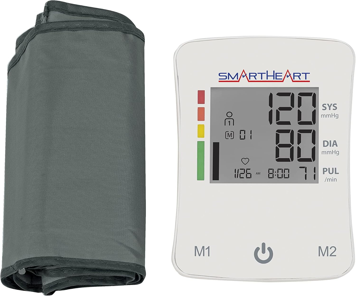 SmartHeart Automatic Digital Blood Pressure Arm Monitor | Wide-Range ...