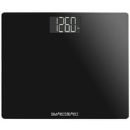 Escali EW180 Extra Wide Platform Bathroom Body Scale, LCD Digital ...