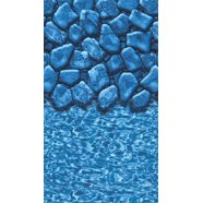 Swimline Boulder Swirl Round Standard Gauge Beaded Liner - 52-in ...