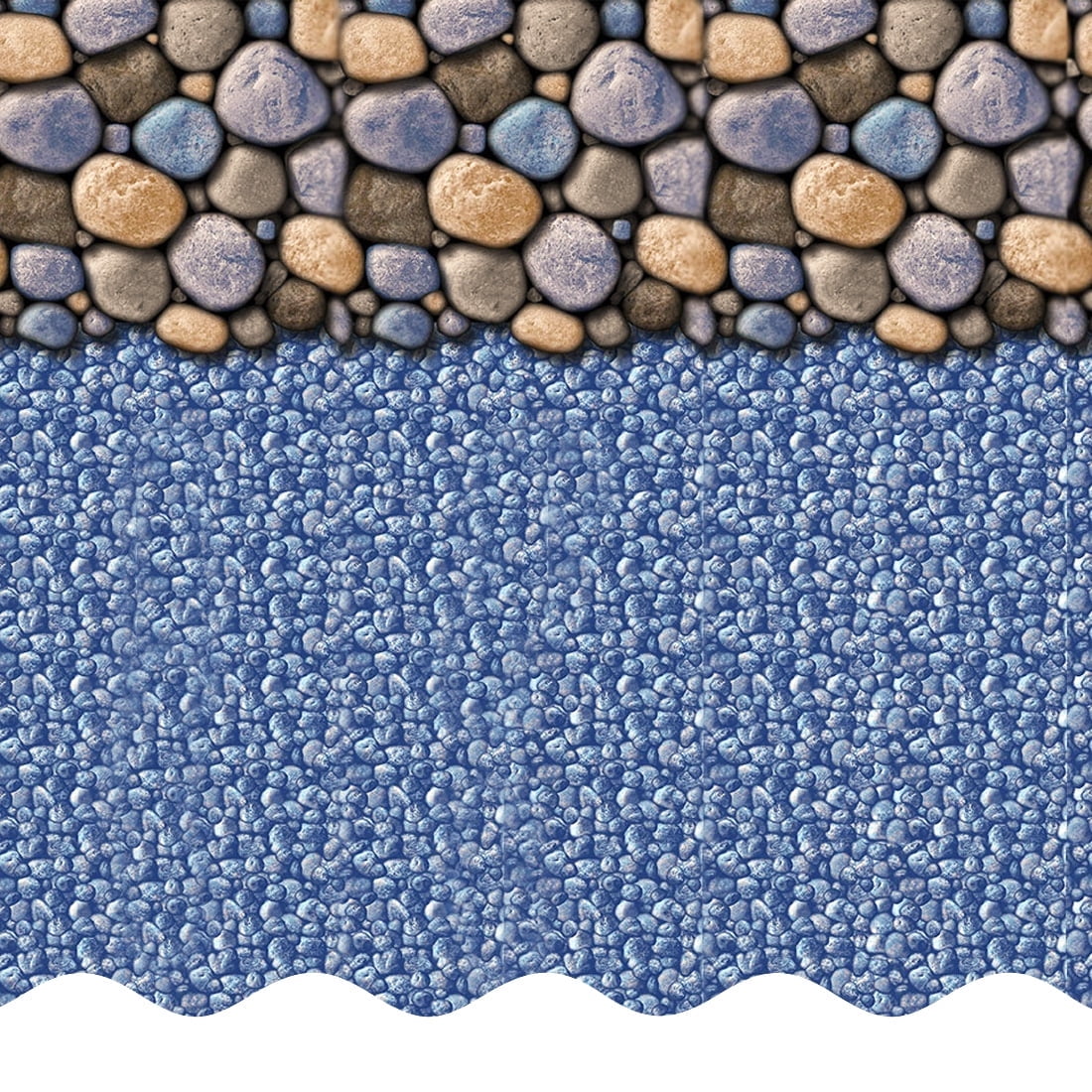 SmartLine 12' x 18' Oval Seaside Lagoon Overlap Above Ground Swimming ...