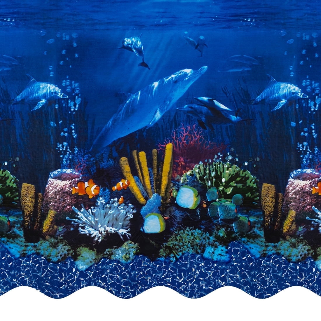 SmartLine 12' x 24' Oval Antilles Dolphin Overlap Above Ground Swimming ...