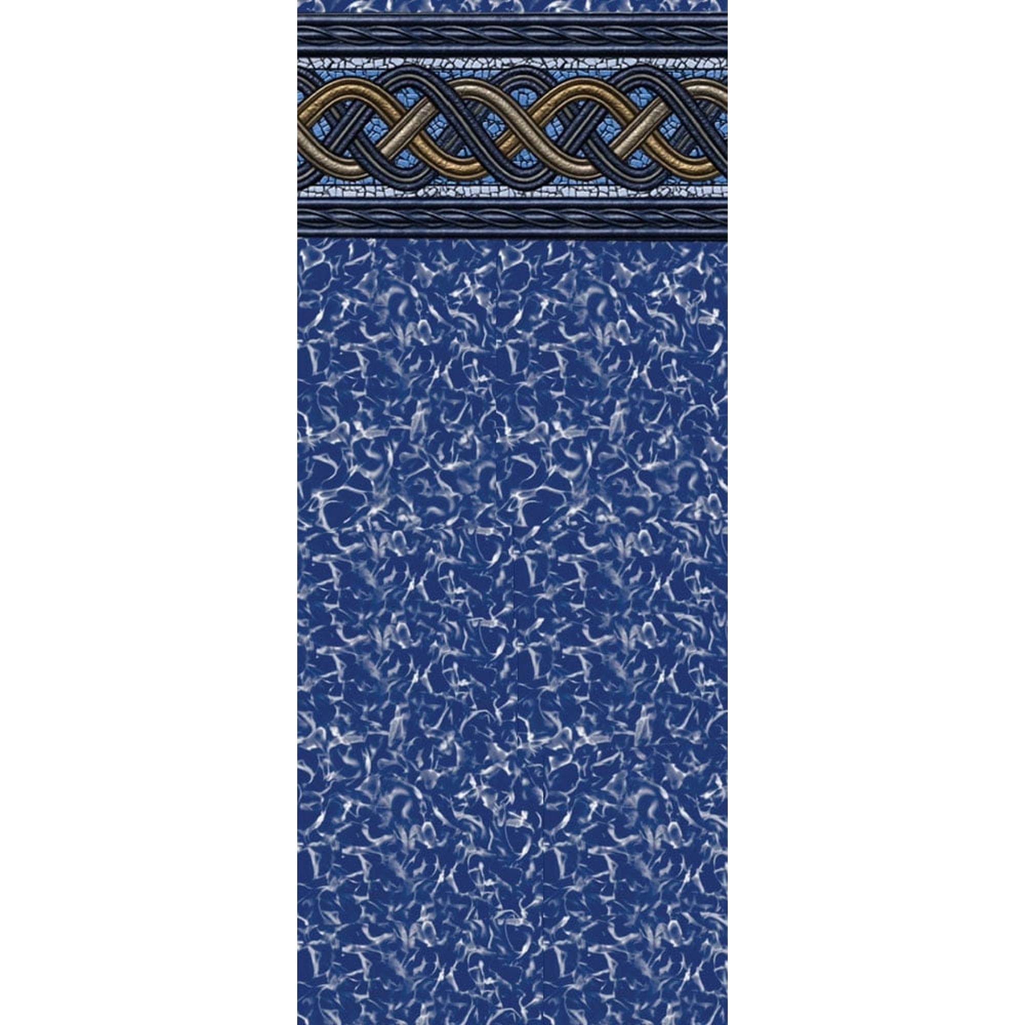 SmartLine 12' x 24' Oval Braided Shimmer Unibead Above-Ground Swimming ...