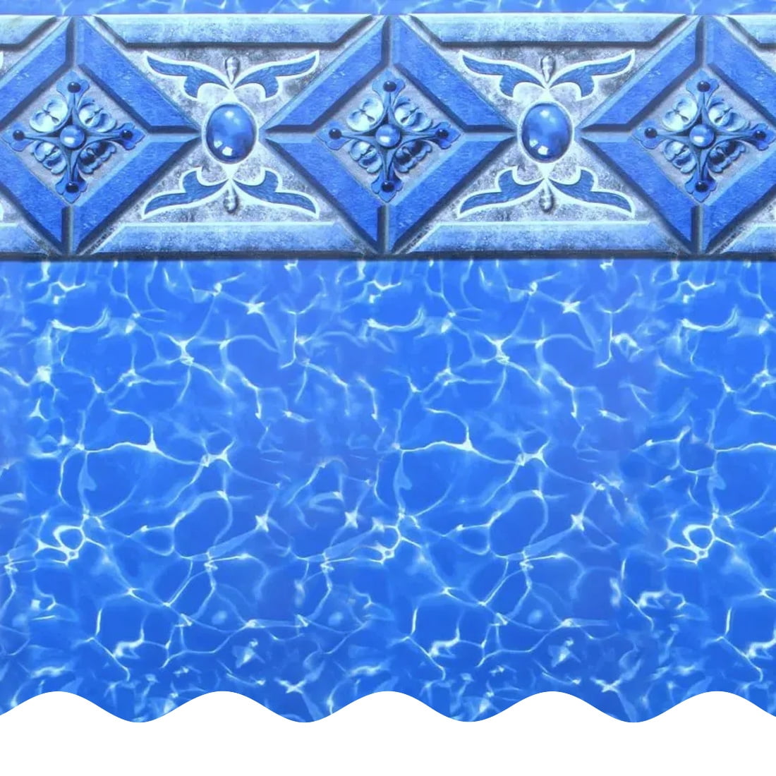 SmartLine 12' x 24' Oval Outlook Prism Unibead bove Ground Swimming ...