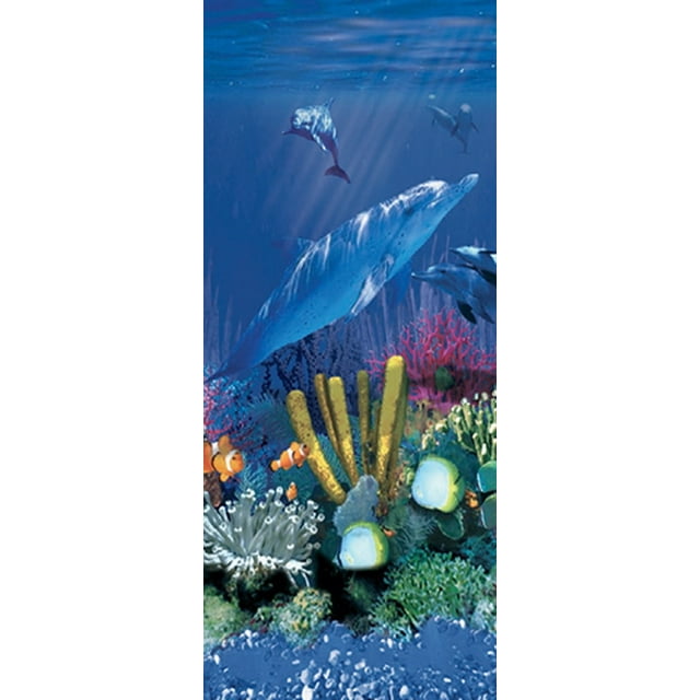 SmartLine 15' Round Antilles Dolphin Overlap Swimming Pool Liner 48"/52 ...