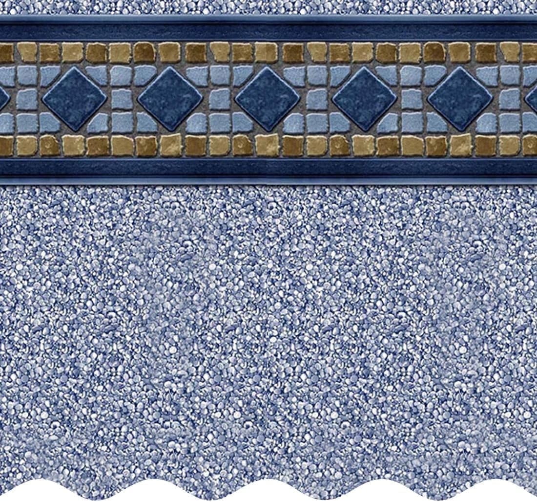 SmartLine 15' Round Laguna Unibead Above Ground Swimming Pool Liner, 52 ...