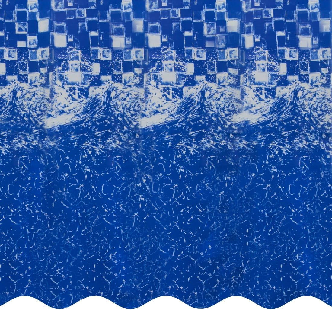 SmartLine 15' Round Tidal Surge Overlap Above Ground Swimming Pool ...