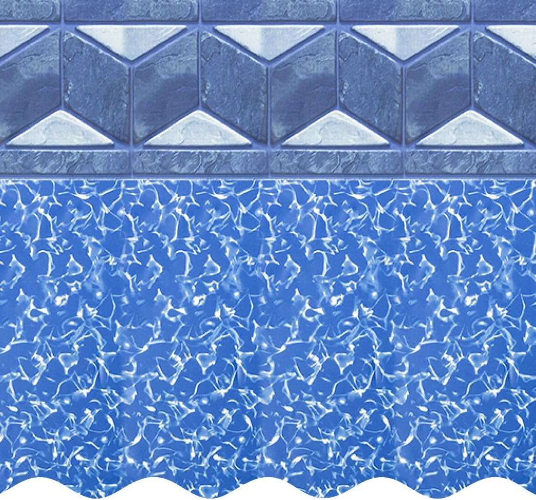 SmartLine 15' x 24' Oval Tuscan Unibead Above Ground Swimming Pool ...