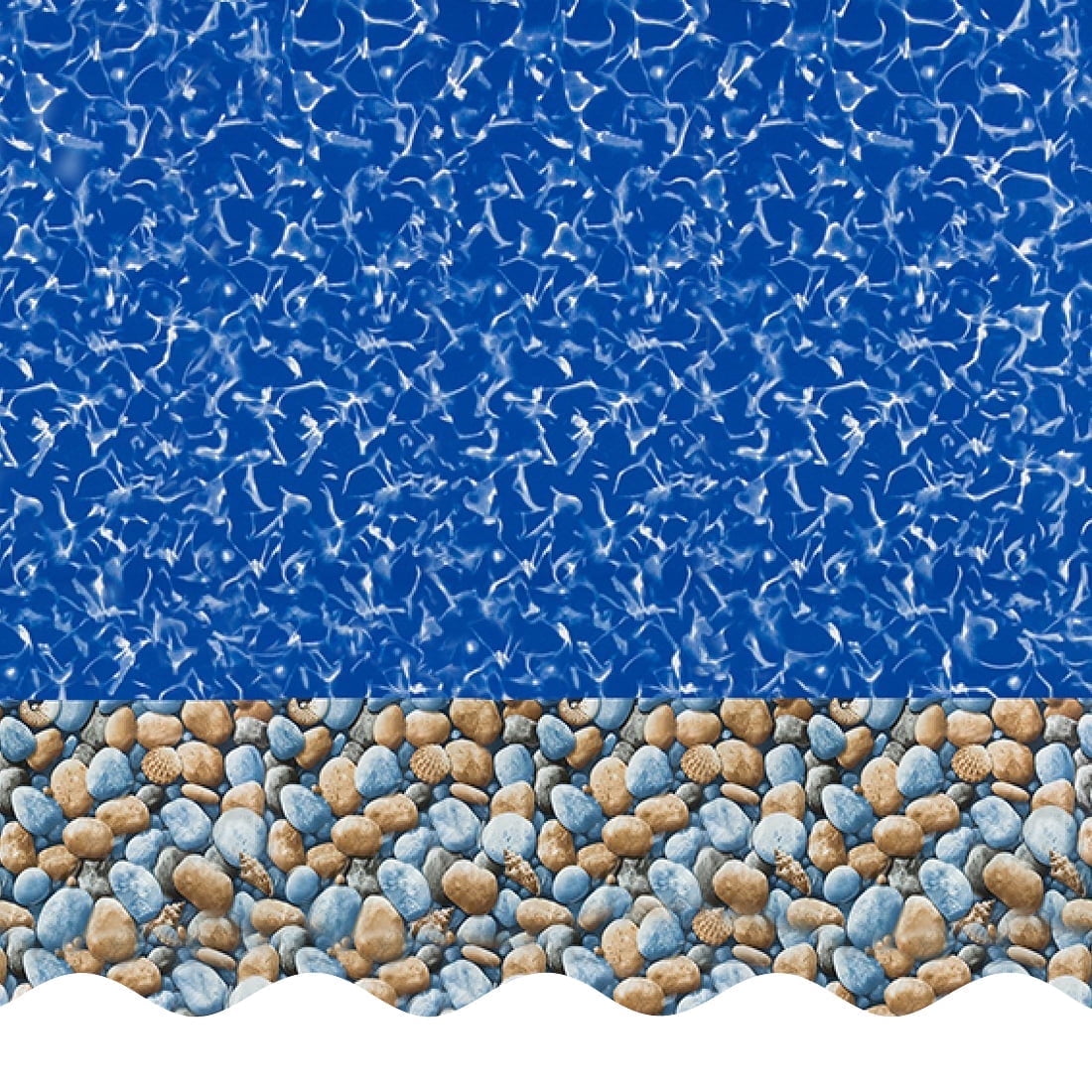 SmartLine 15' x 25' Oval Bedrock Overlap Above Ground Swimming Pool ...