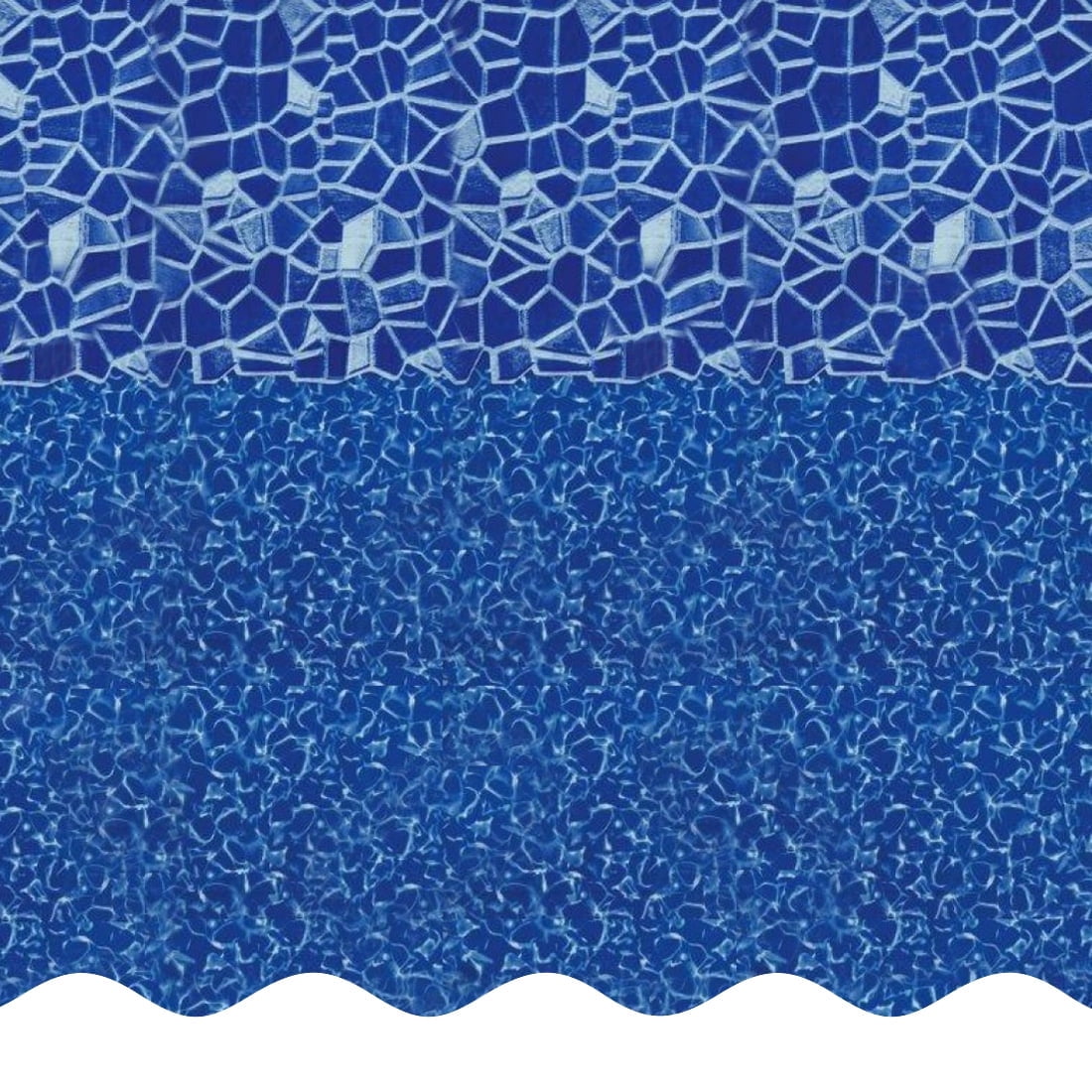 SmartLine 15' x 25' Oval Cracked Glass Overlap Above Ground Swimming ...