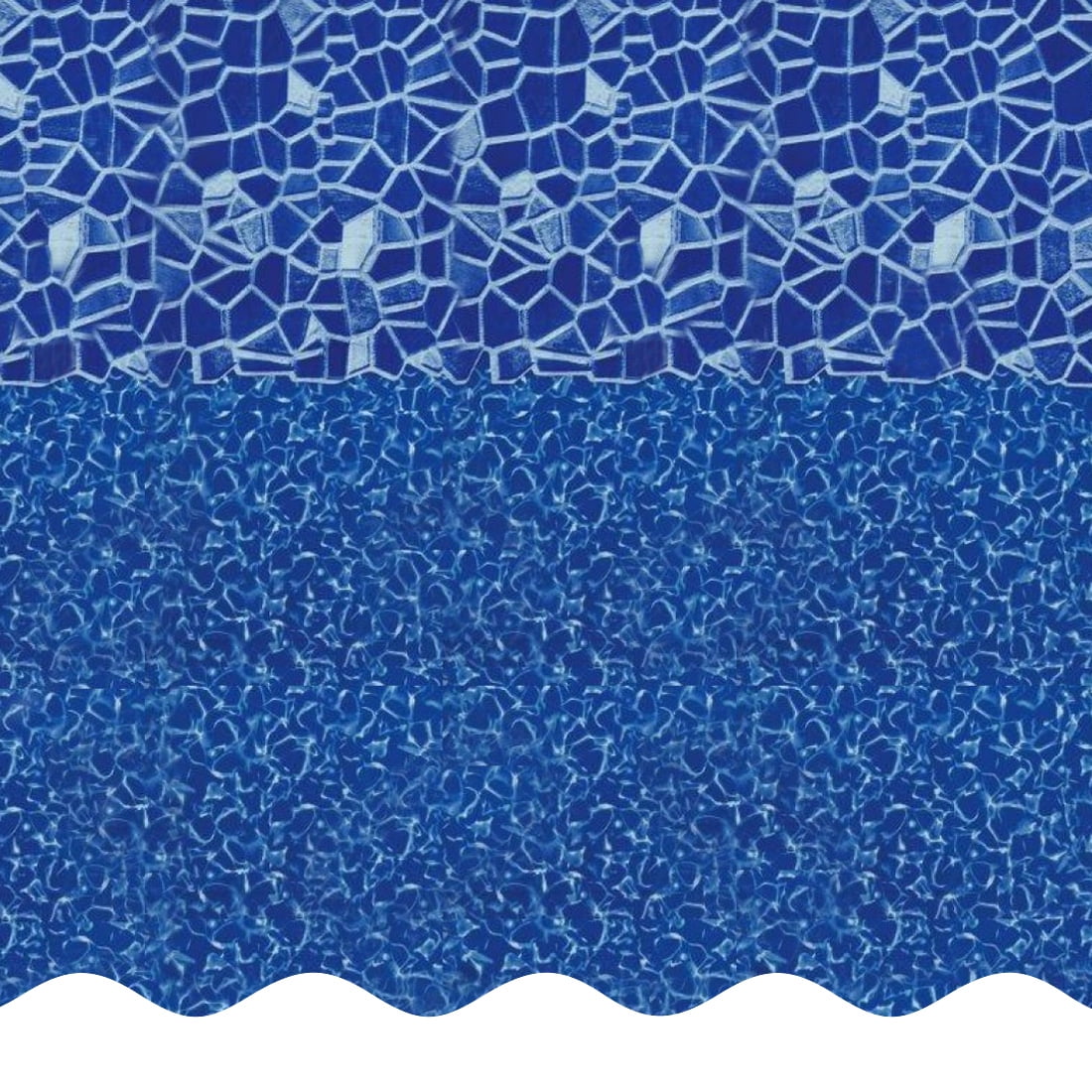 SmartLine 15' x 25' Oval Cracked Glass Overlap Above Ground Swimming ...