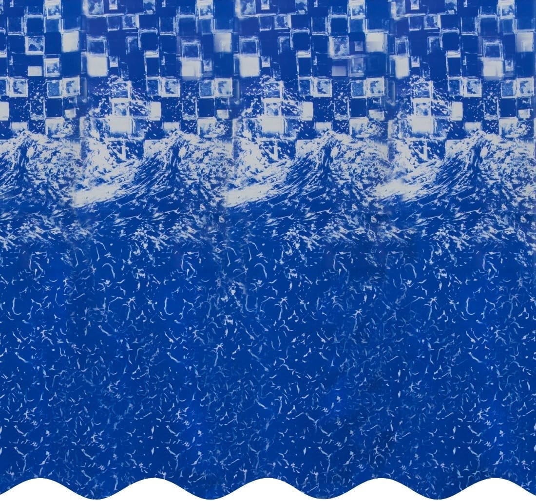 SmartLine 15' x 30' Oval Tidal Surge Overlap Above Ground Swimming Pool ...