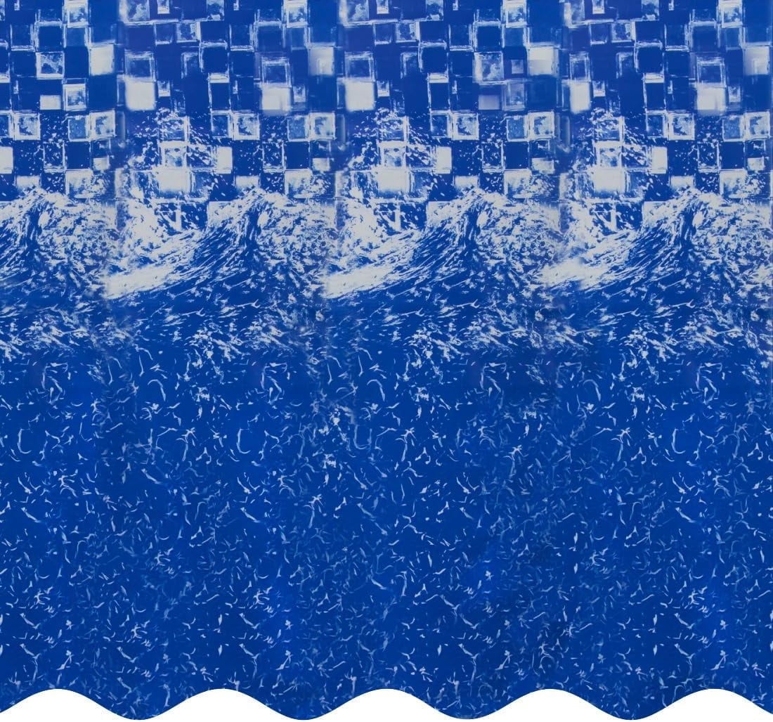 SmartLine 15' x 30' Oval Tidal Surge Overlap Above Ground Swimming Pool ...