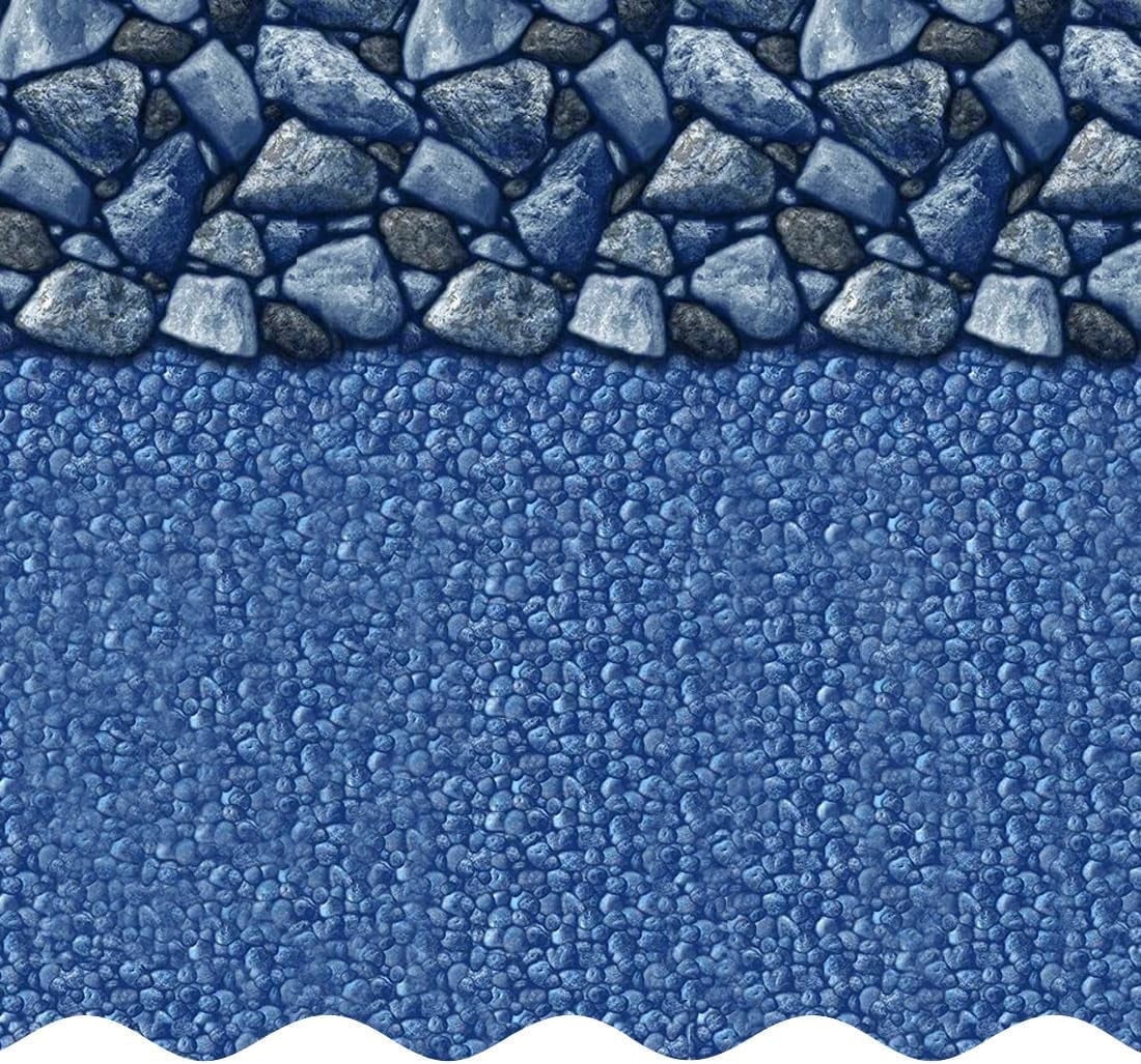 SmartLine 15' x 30' Round Coastal Rock Overlap Above Ground Swimming ...