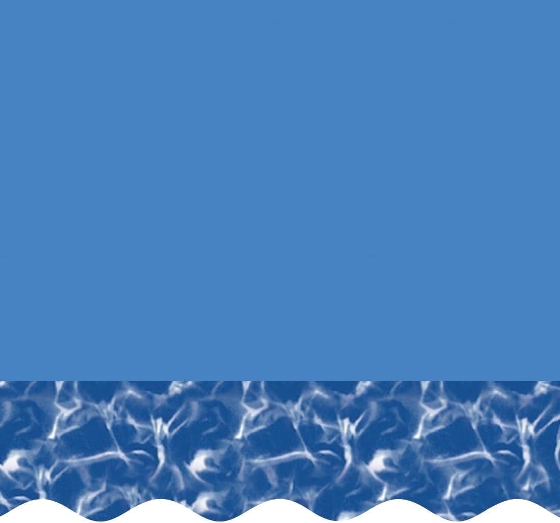 SmartLine 16' Round Swirl Bottom Overlap Above Ground Swimming Pool ...