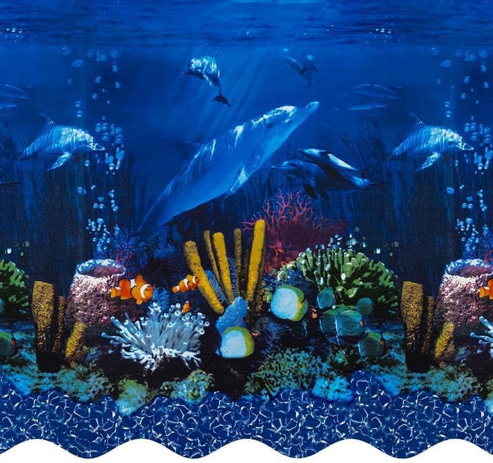 SmartLine 16' x 24' Oval Antilles Dolphin Overlap Above Ground Swimming ...