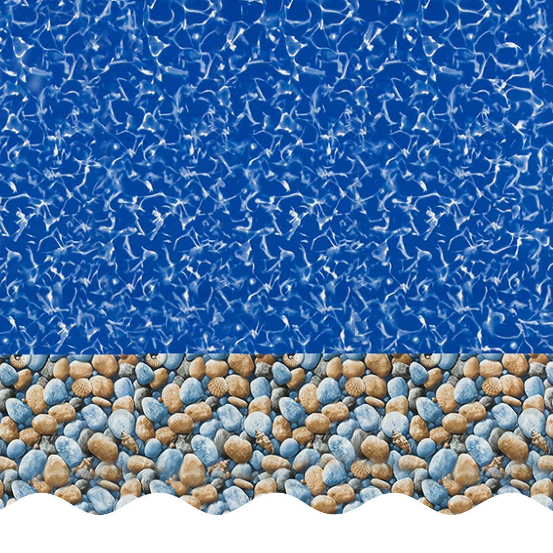 SmartLine 16' x 32' Oval Bedrock Overlap Above Ground Swimming Pool ...