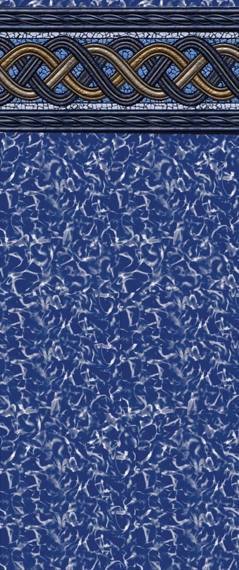SmartLine 18' Round Braided Shimmer Unibead Above-Ground Swimming Pool ...