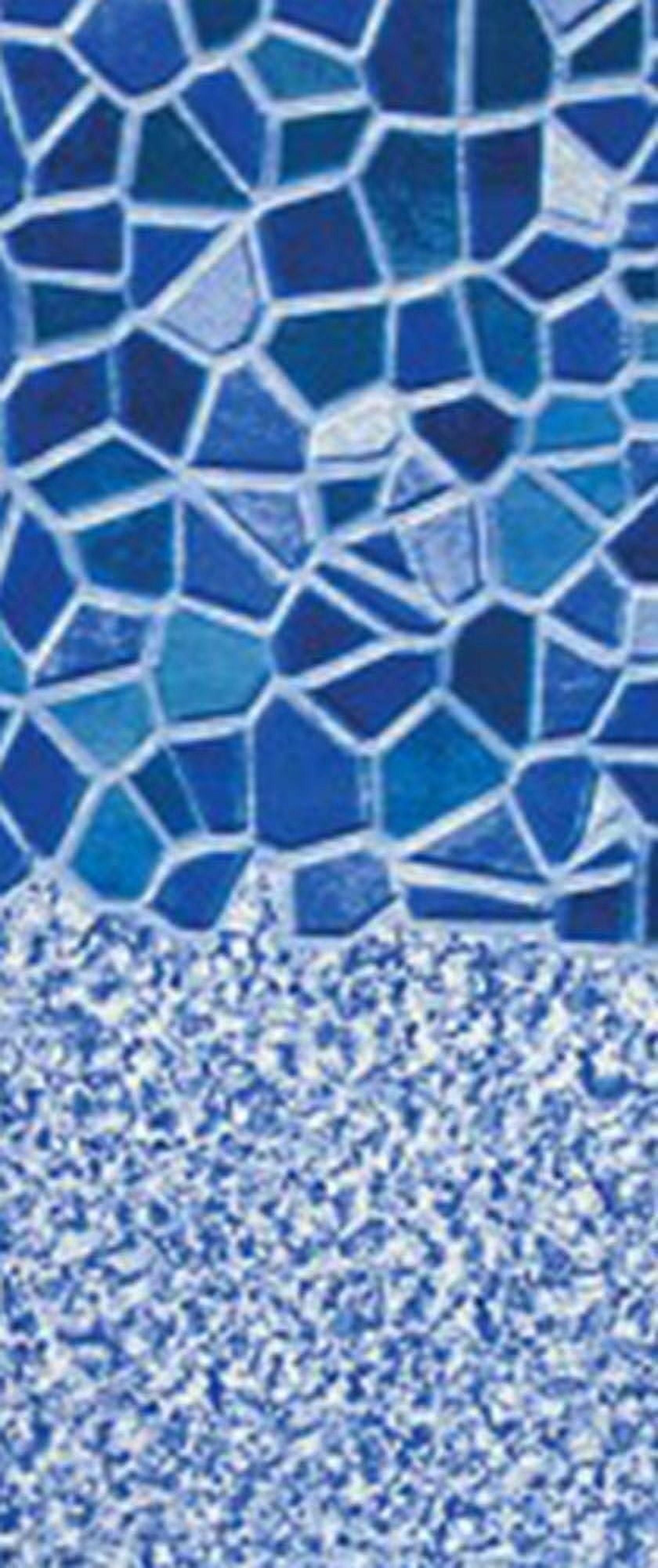 Swimline Pool Liner - Blue Swirl Round Standard Gauge Overlap, 48/52-in ...