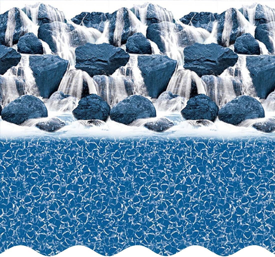 Free Shipping! SmartLine 18' Round Waterfall Overlap Liner 48"/52 ...