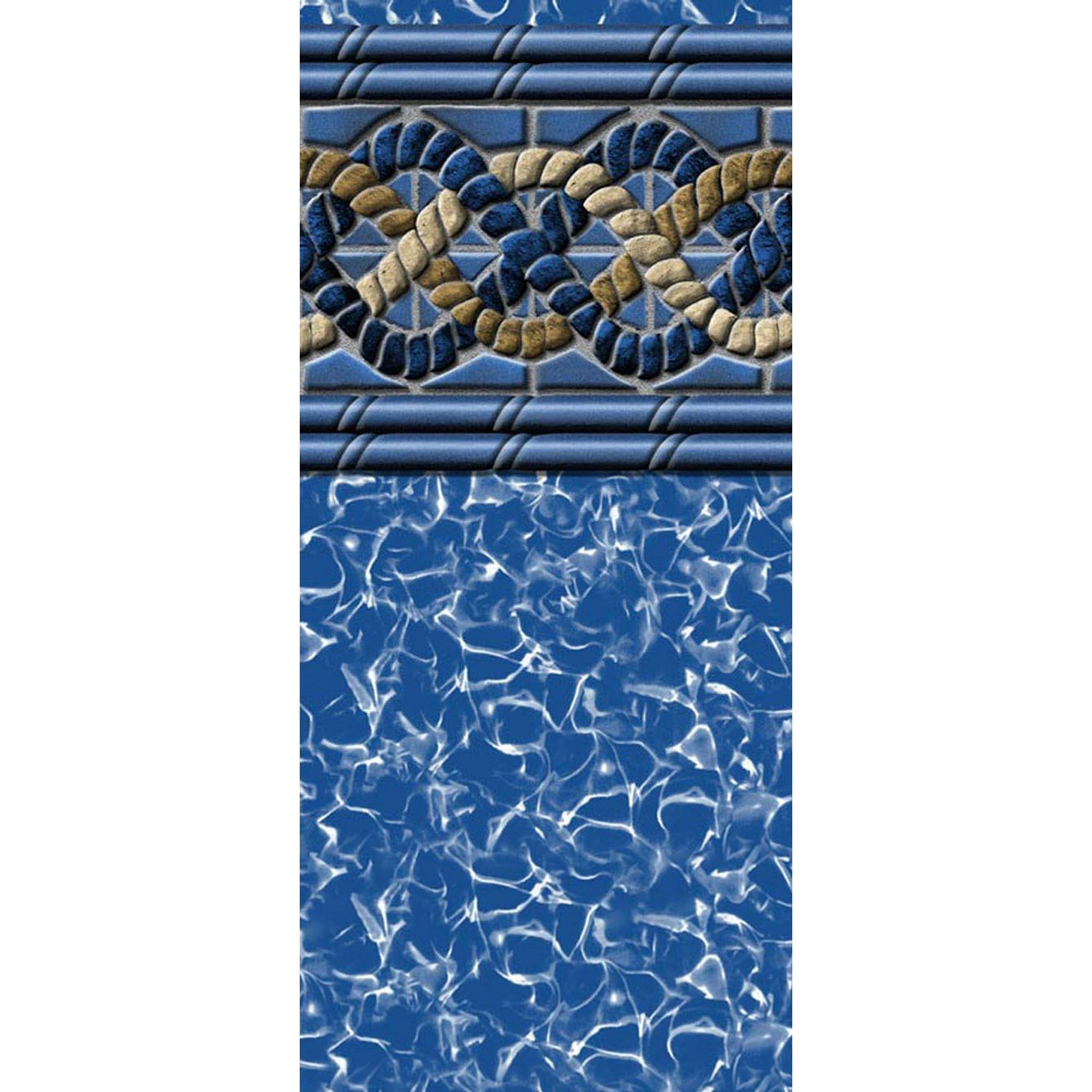 SmartLine 21' Round Mystri Gold Standard Bead Liner,52" Height, 25 ...