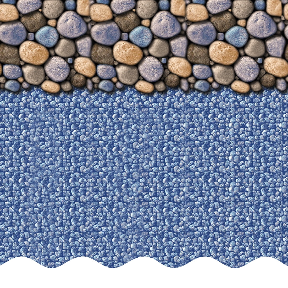 SmartLine 21' x 41' Oval Seaside Lagoon Overlap Above Ground Swimming ...