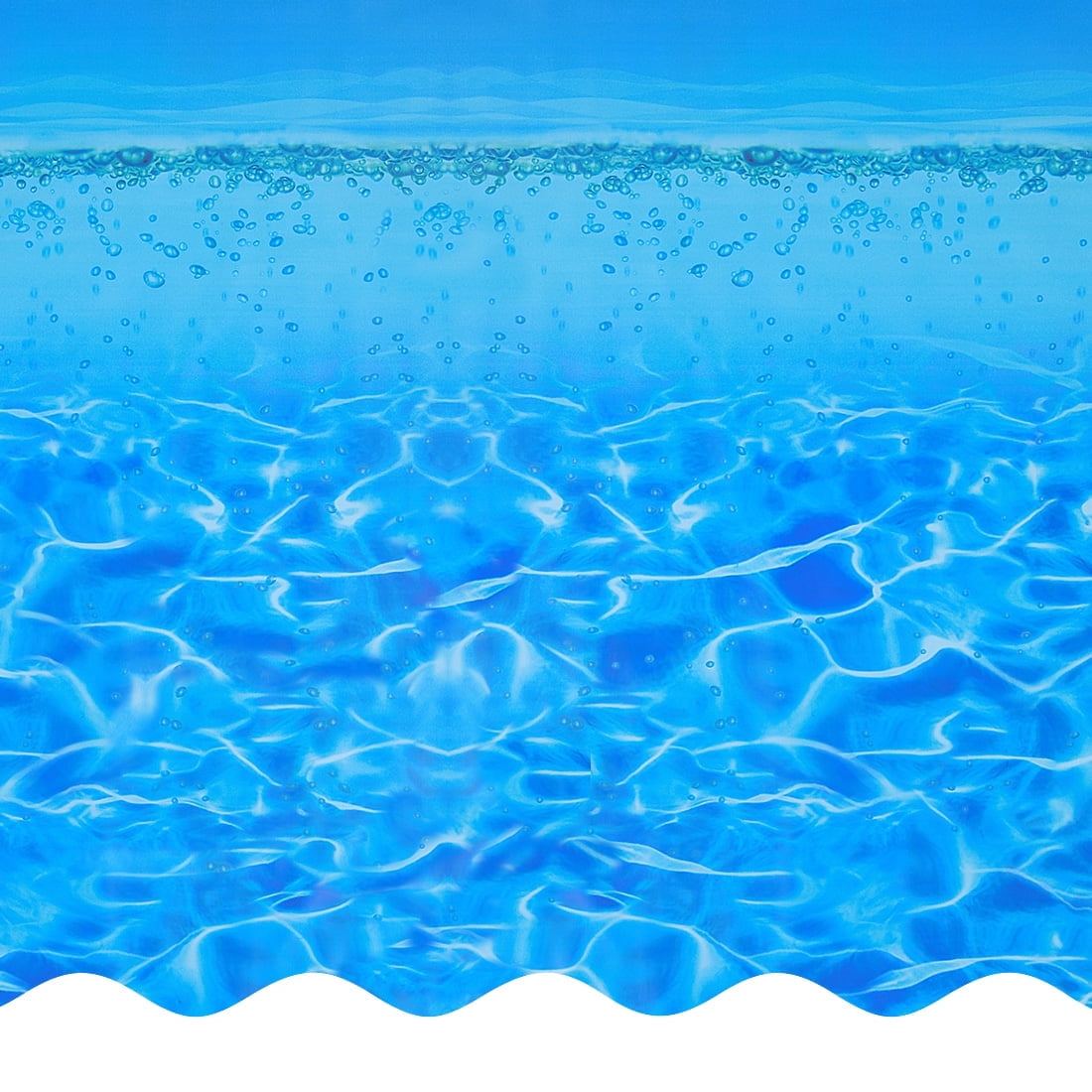 SmartLine 24' Round Bubble Bliss Overlap Above Ground Swimming Pool ...