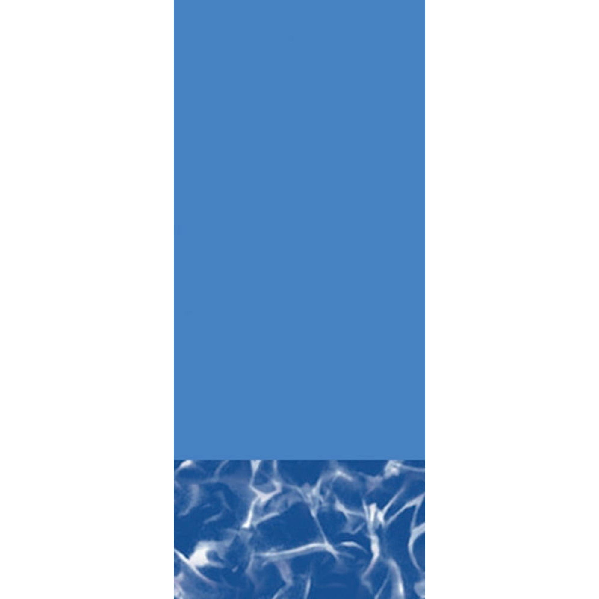 SmartLine 28' Round Swirl Bottom Overlap Expandable Swimming Pool Liner ...