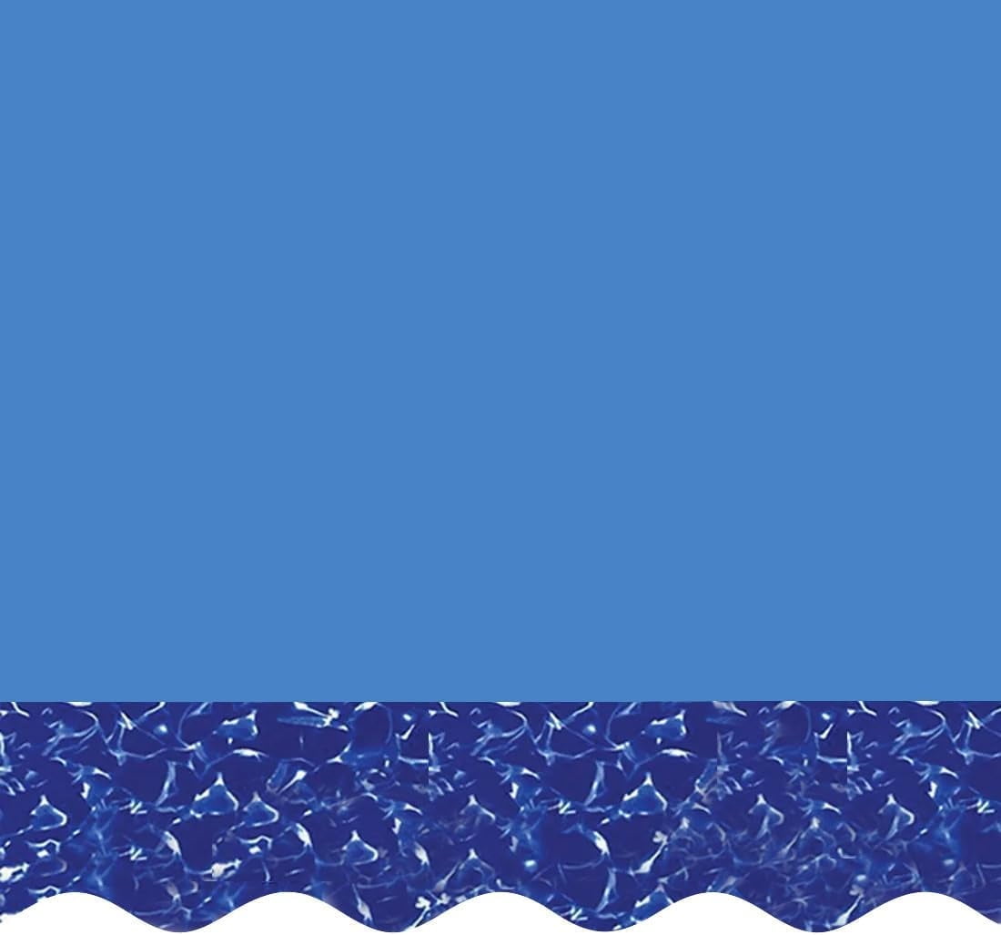 SmartLine 30' Round Maui Blue Floor Overlap Above Ground Swimming Pool ...