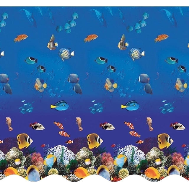 SmartLine 33' Round Caribbean Overlap Above Ground Swimming Pool Liner ...