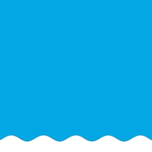 SmartLine 33' Round Solid Blue Overlap Above Ground Swimming Pool Liner ...