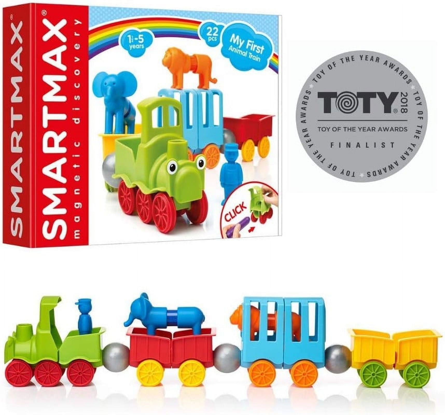 SmartMax My First Animal Train STEM Magnetic Discovery Play Set with ...