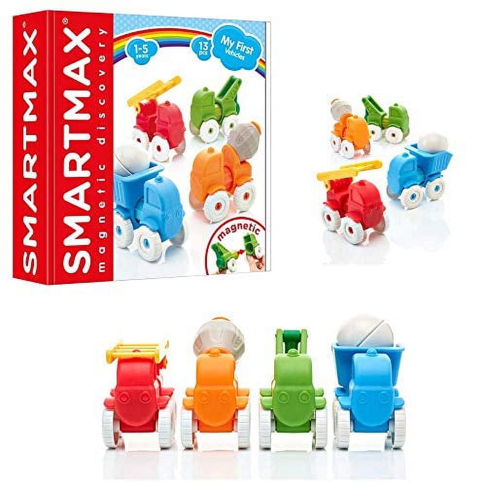 SmartMax My First Vehicles: Magnetic STEM Play Set for Ages 1 ...