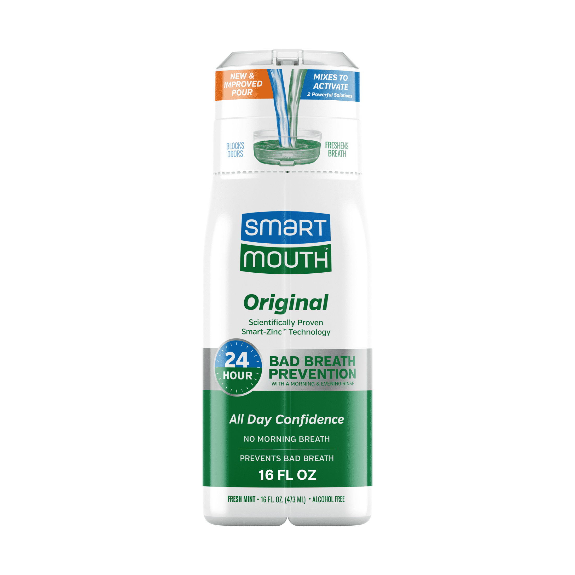SmartMouth Original Activated Breath Rinse 16 fl oz, Adult - Walmart.com